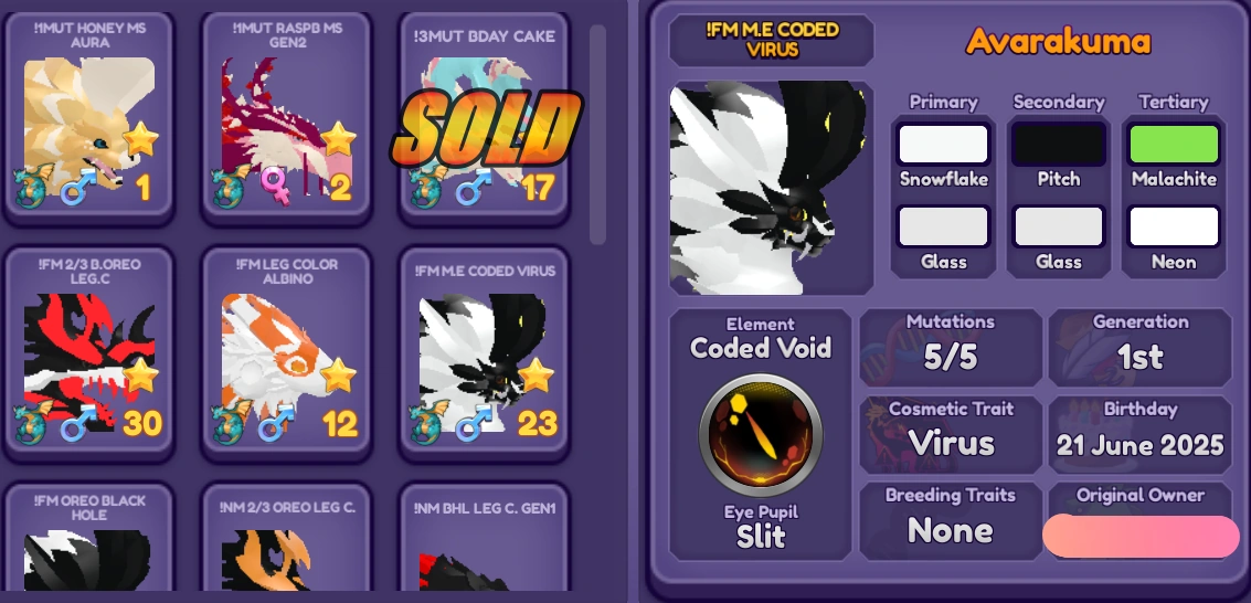 TRADING/SELLING (INV AUCTION!) THEMED SS/DEVS! ALSO LF SHADOW LUNA! | Fandom