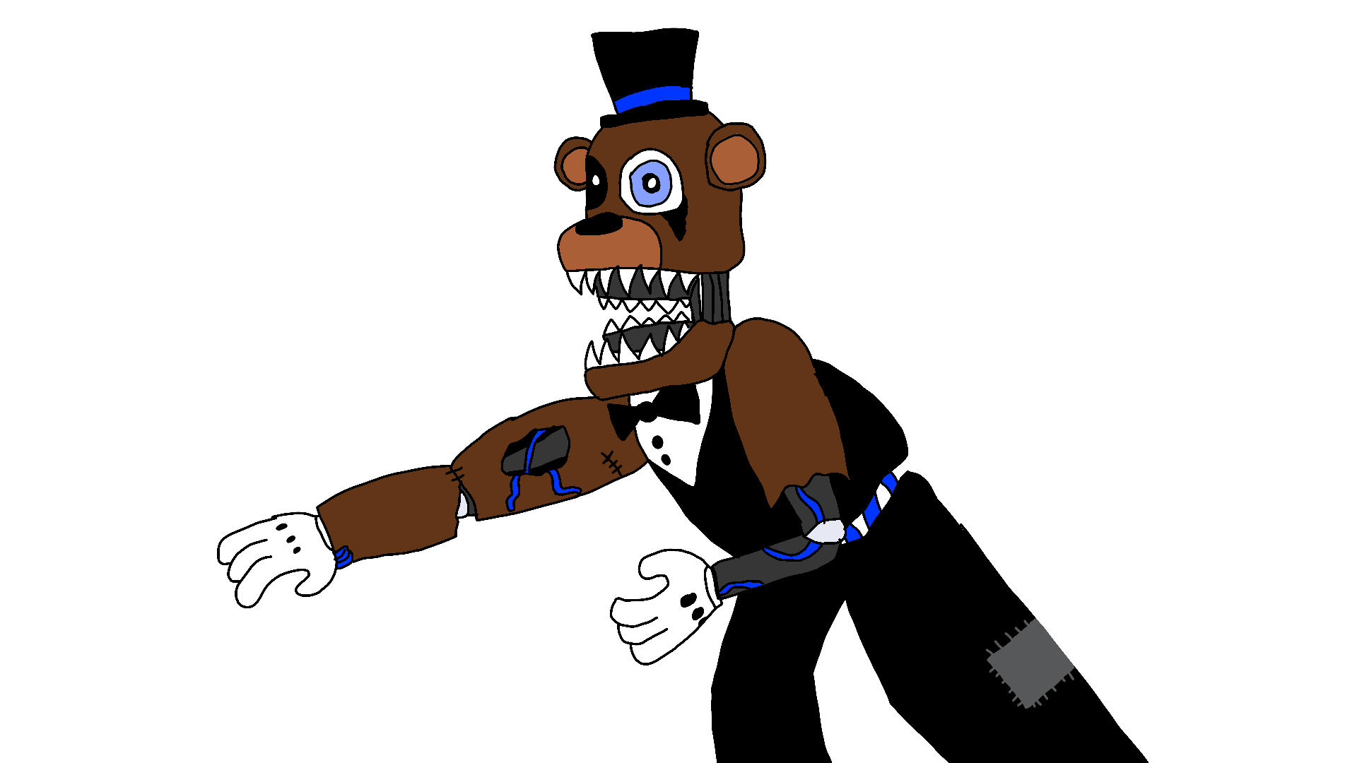 Withered Freddy redesign | Fandom