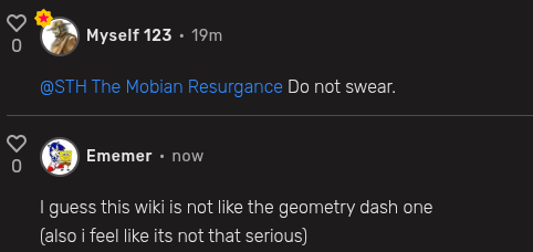 Geometry dash wiki moderators are better than the ones on sonic | Fandom