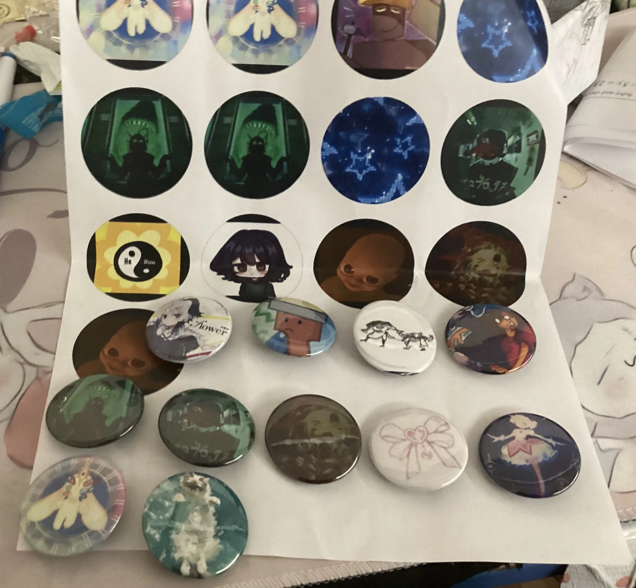 pins i made today / yesterday and pins i’m planning to make