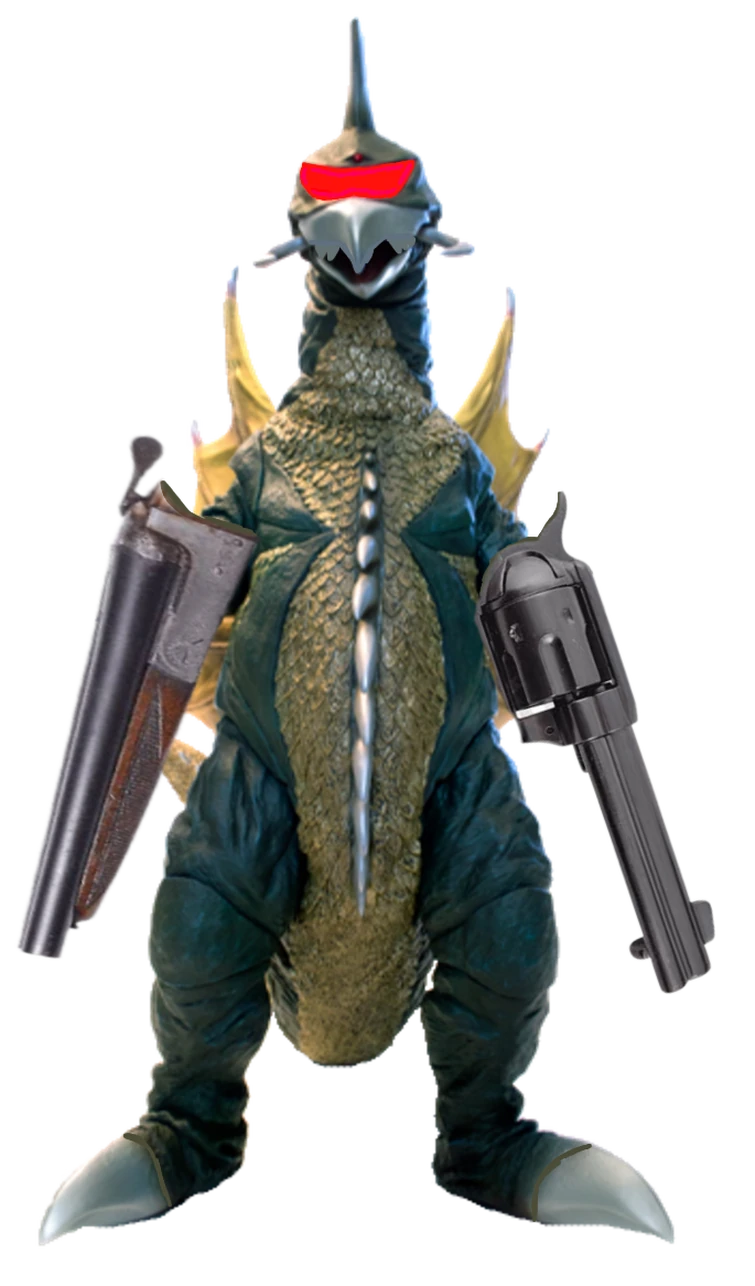 serious gun hands gigan | Fandom