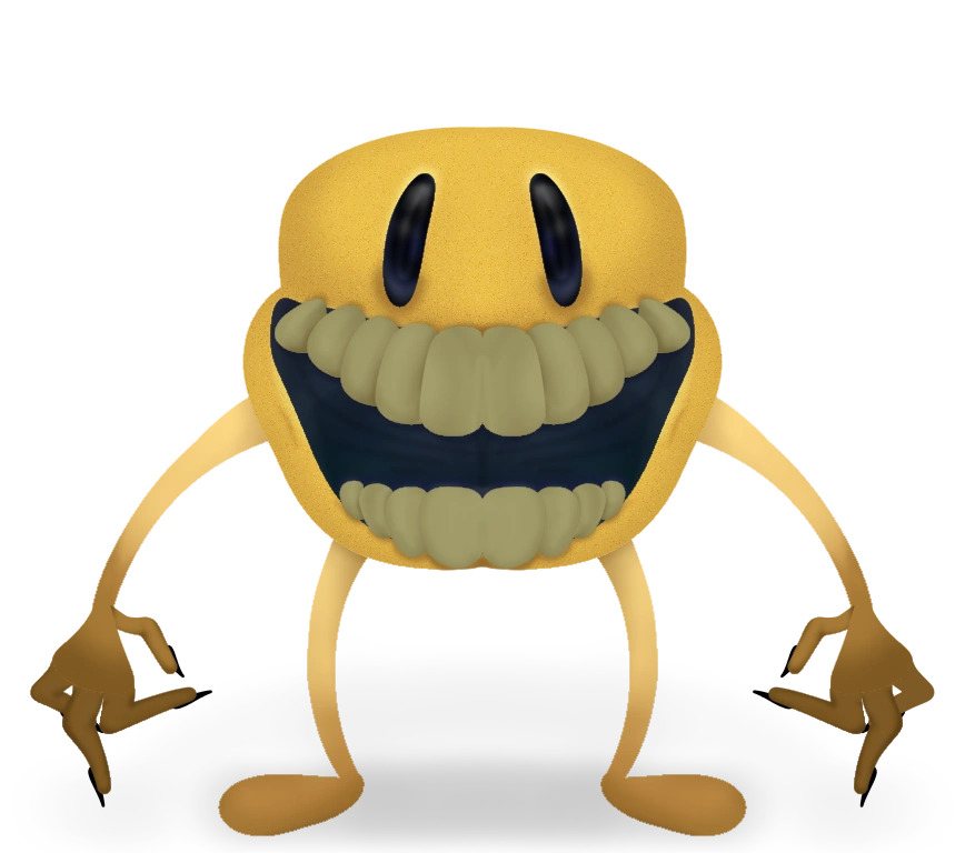 weirding yellowing smiling thinging art | Fandom