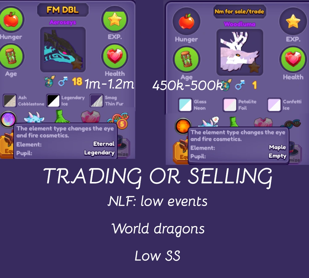 Trading/Selling this dragons! | Fandom