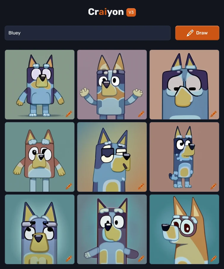 Bluey Drawn By A.I (Version 2) | Fandom