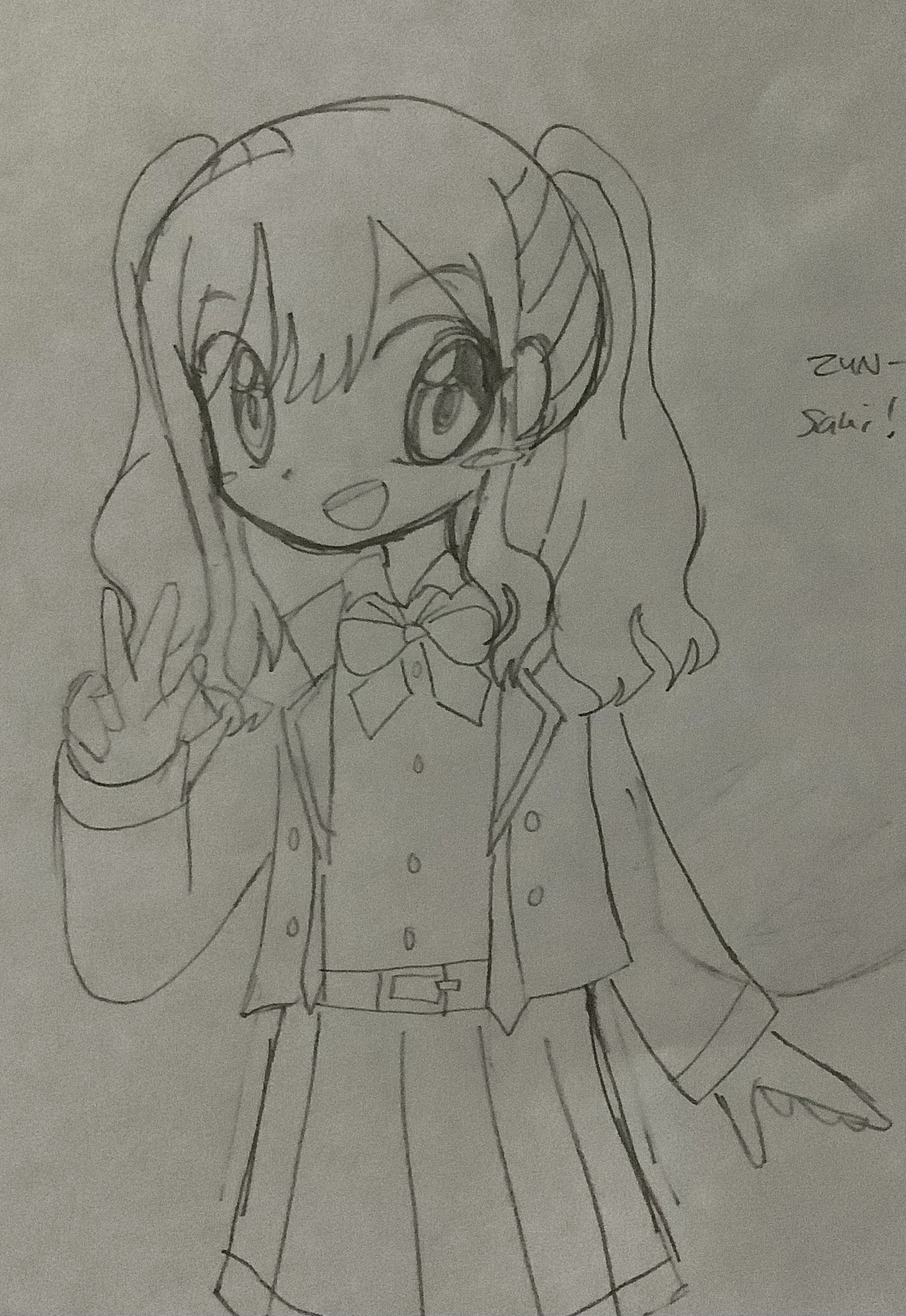 tried to draw saki in the touhou art style | Fandom