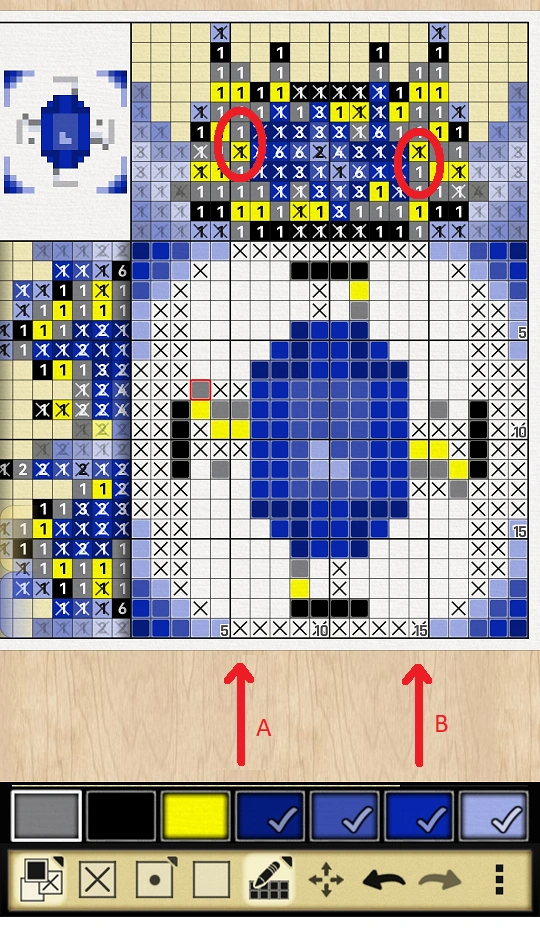 Possible bug when solving colored nonogram | Fandom