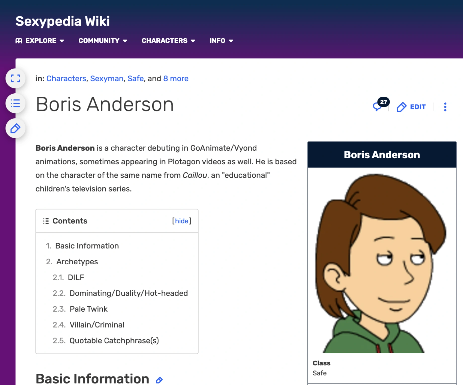 Wait what? Why Boris on the Sexypedia? | Fandom