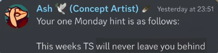 Ah, Yes... TS Hint! | Fandom