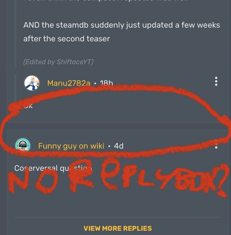 yall help me how to get a reply box (im currently on mobile and uses google to go on this ...