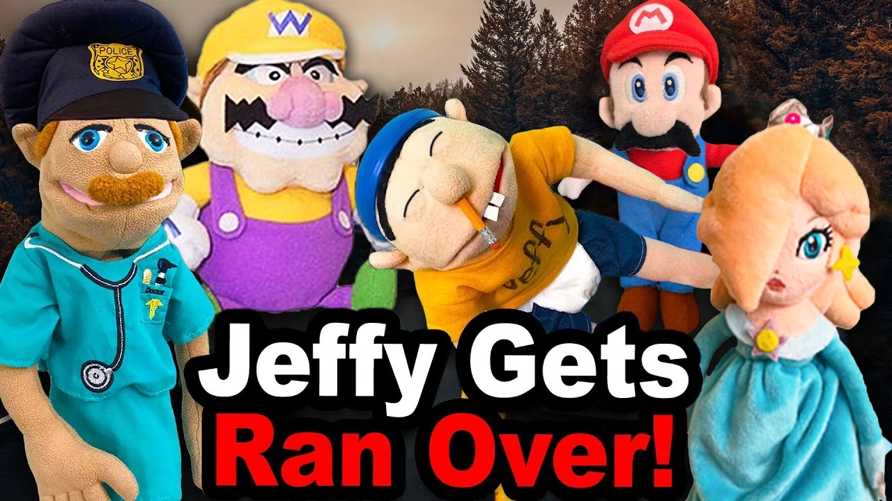 Thumbnail Remake: Jeffy Gets Ran Over! (replaced Goodman with Wario for ...