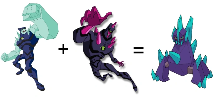 Shiny Gigalith looks like a Diamondhead/Chromastone fusion | Fandom
