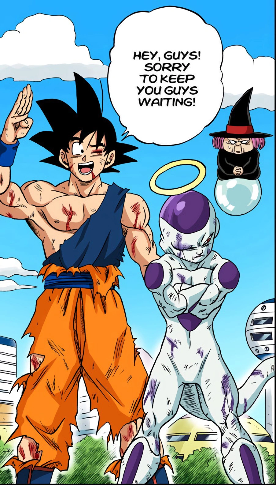 What if the DBS colored manga used the same colors as the DB colored ...