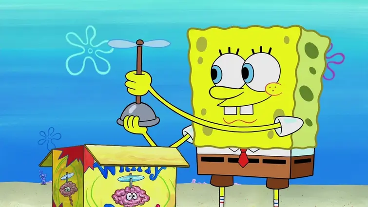 Heres an image of Spongebob from the start of each season so you can ...