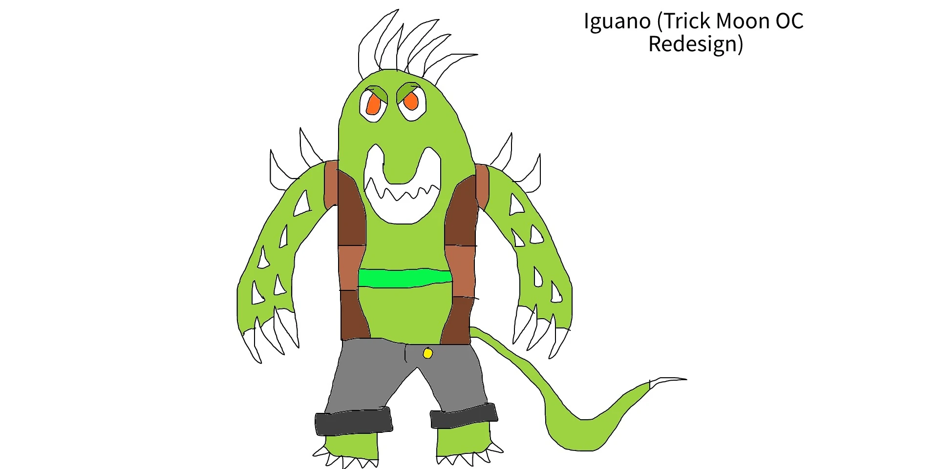 Iguano (Trick Moon OC Redesign) | Fandom