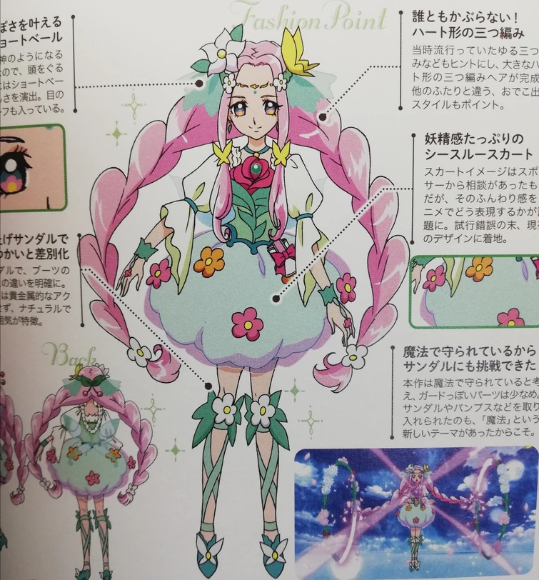 The information of Cure Felice/Kotoha Hanami (on 20th Anniversary ...