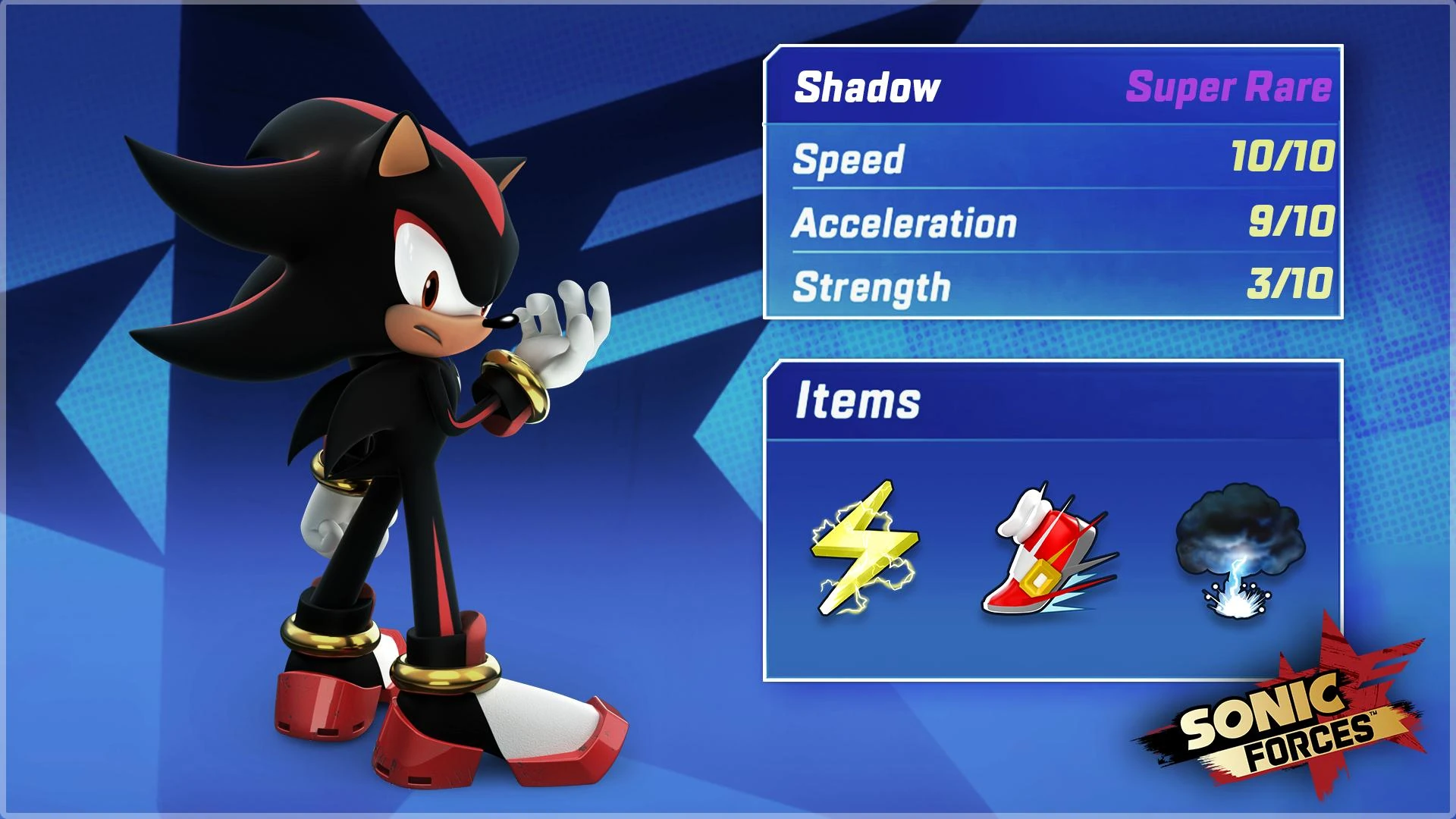 Bruh My brother said he wants me to try to get Shadow in sonic forces ...