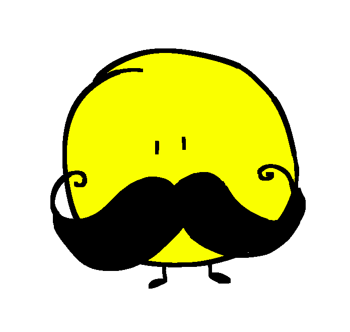 Yellow face with a grand moustache is truly fascinating. | Fandom