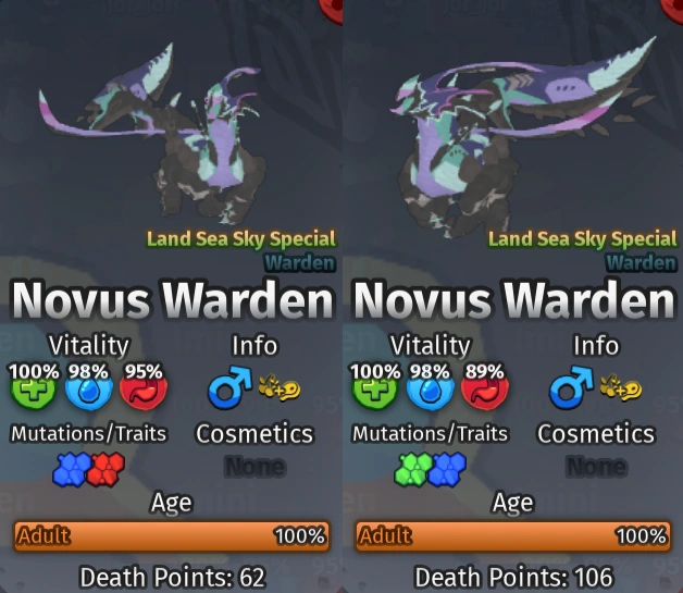 Selling 2 fully grown Novus slots | Fandom