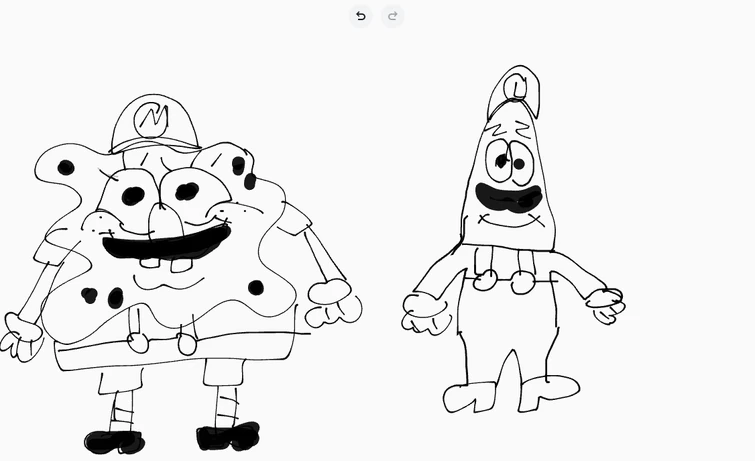 SpongeBob and Patrick as Mario and Luigi! | Fandom