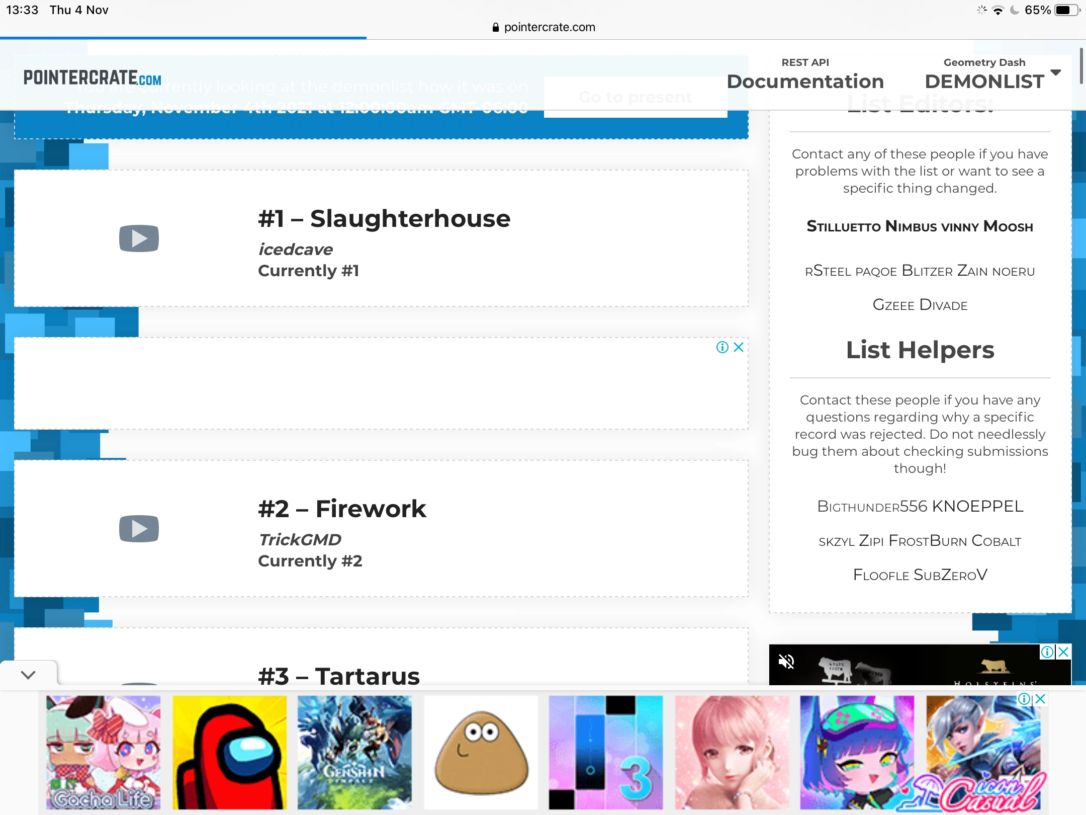 Demo list mods | Fandom