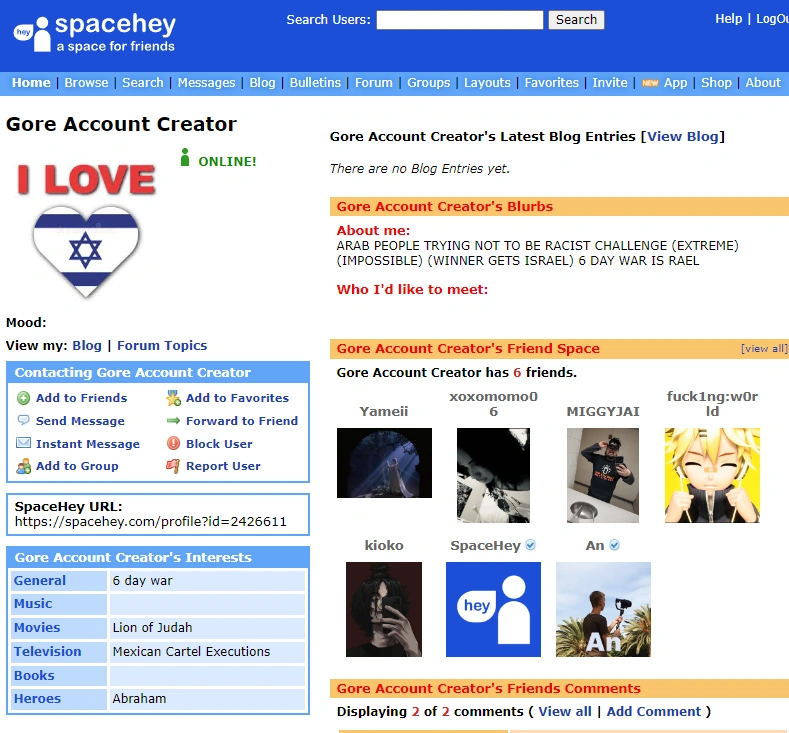 this is why i dont trust spacehey | Fandom