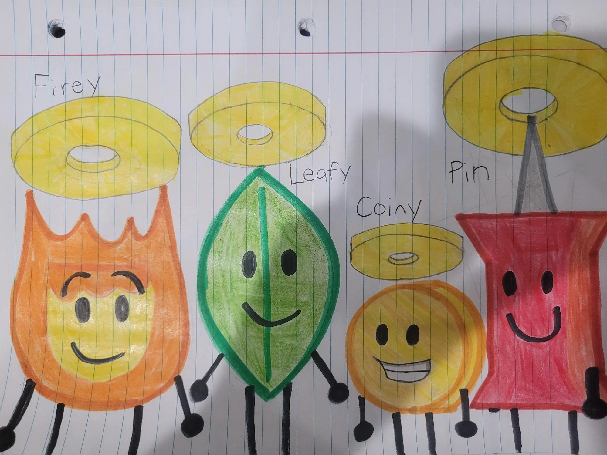 All BFDI Characters Wears a Pineapple Halo | Fandom