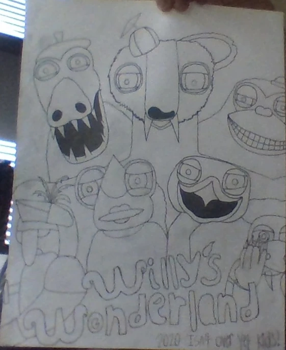 Willy's Wonderland Movie Poster-...(Finally "Finished" It On The Day ...