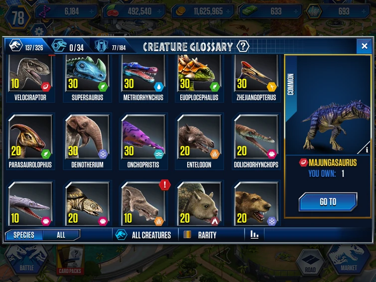 Some of my Level 40s: Jurassic World TG | Fandom