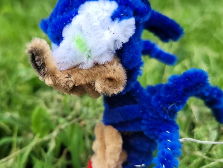 More pictures of pipe cleaner Sonic. | Fandom