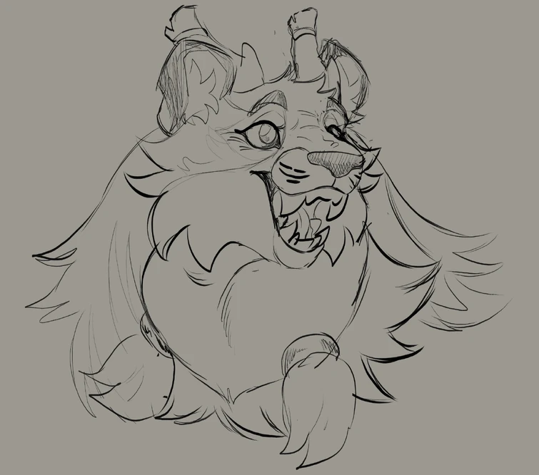 scuffed bust sketch of galiryn | Fandom