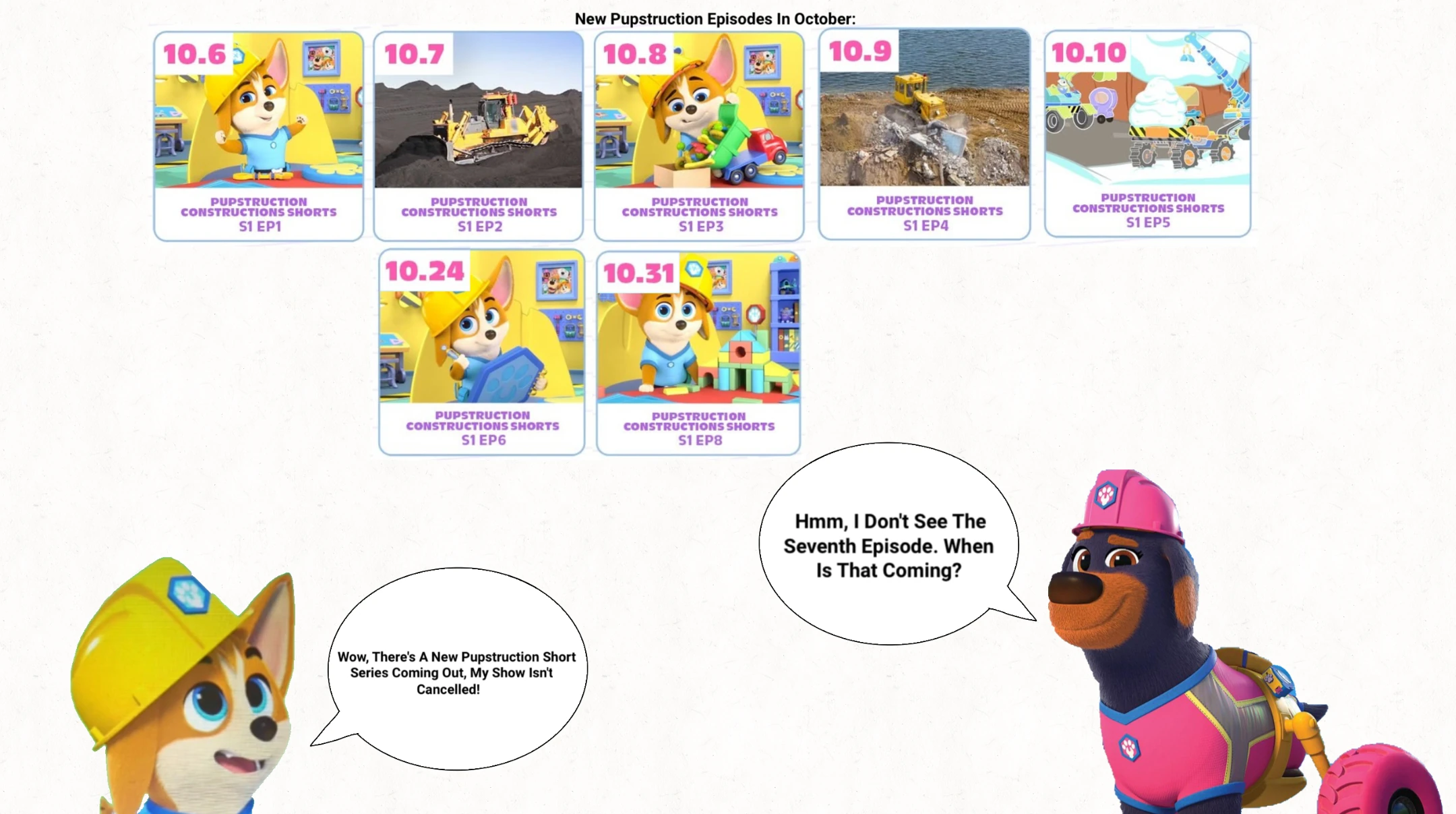 New Pupstruction Constructions Shorts Are Coming In October | Fandom