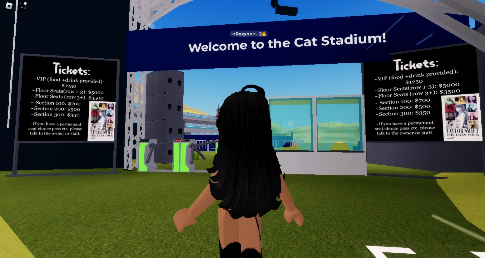 Taylor Swift - The Eras Tour stadium build in club roblox | Fandom