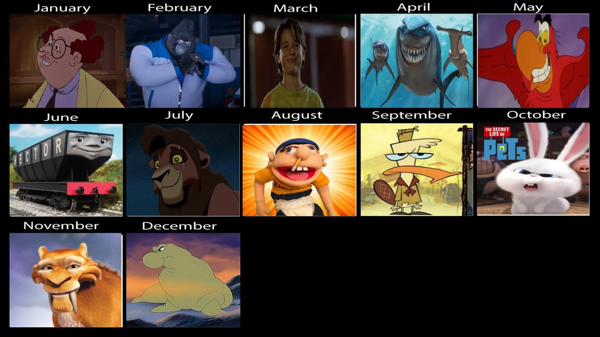 Reformed Villains Birth Month | Fandom