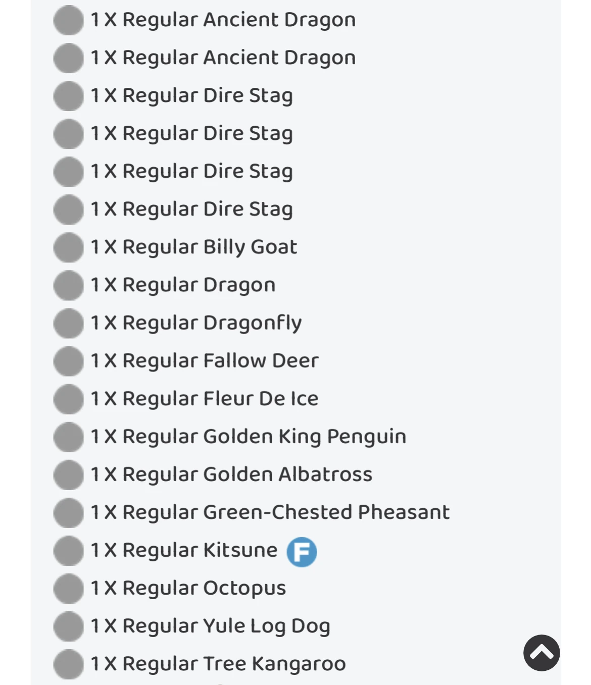 LF 4 ccbd or you may pick from my NOT updated inventory | Fandom
