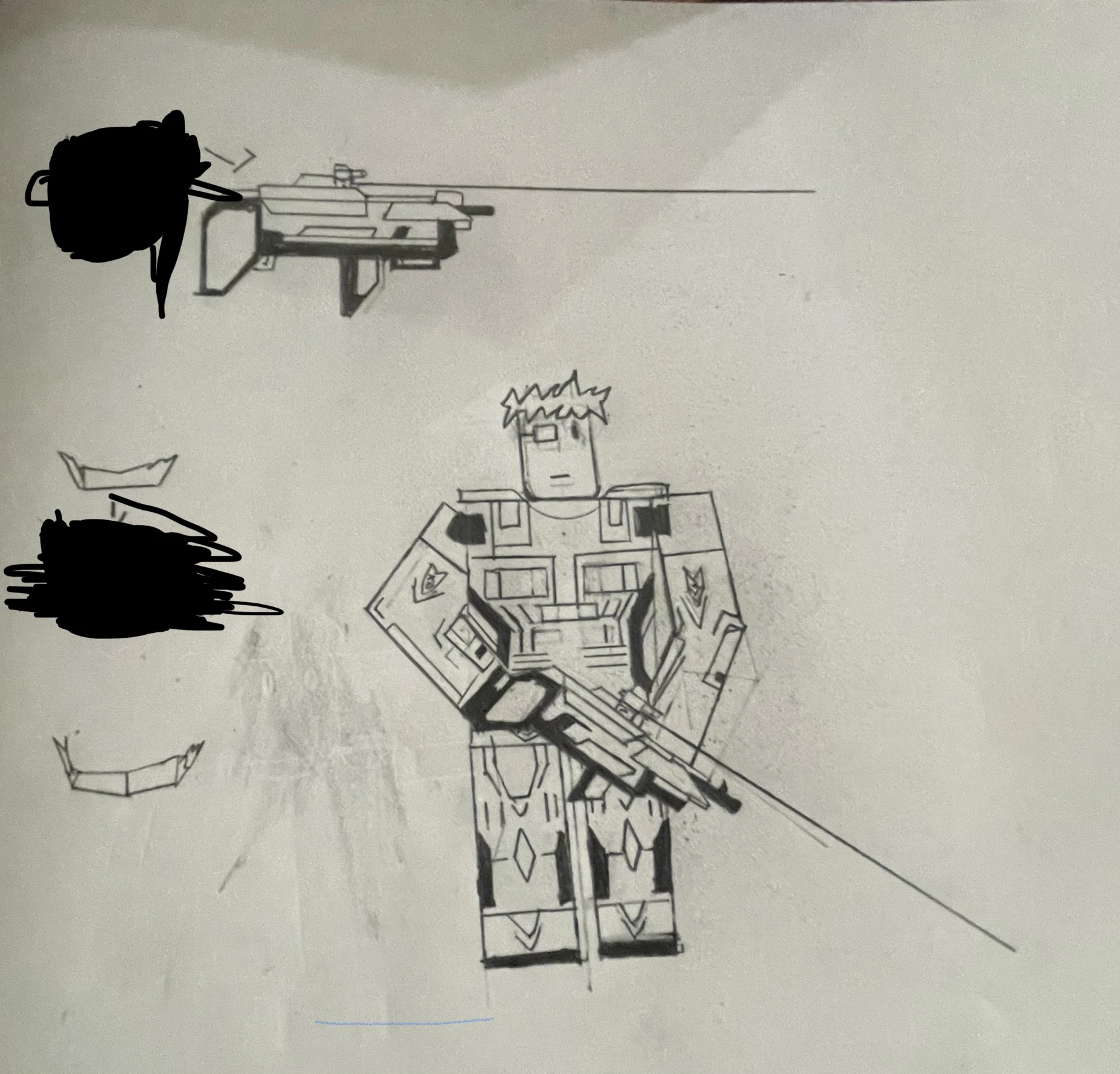 I drew Golden soldier. | Fandom