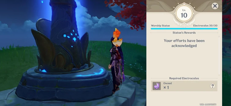 MAXED OUT INAZUMA STATUE AND COLLECTED ALL ELECTROCULI!! | Fandom