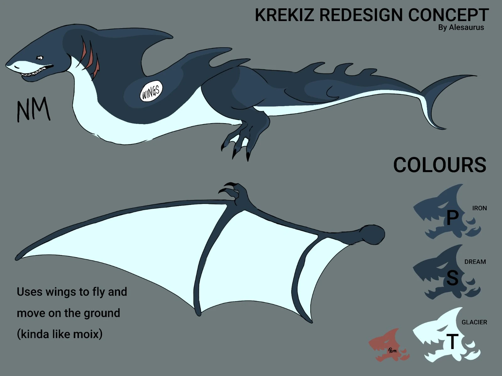 Krekiz redesign concept (kinda lazy) | Fandom