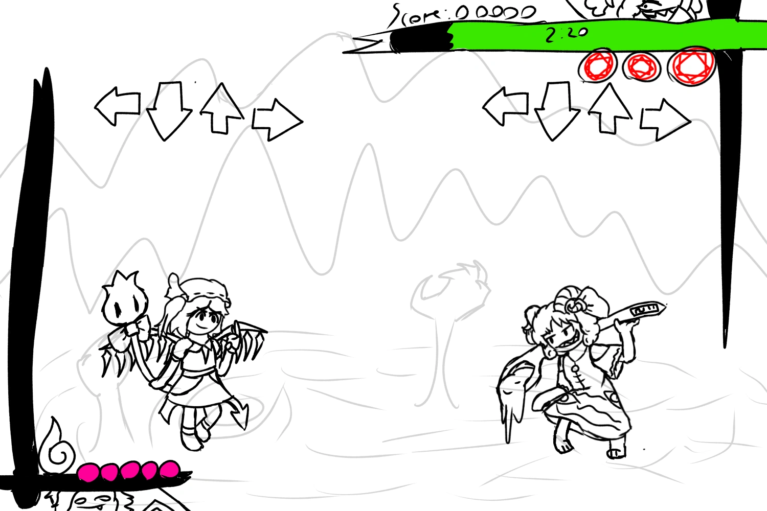 Touhou mod concept doodles | Fandom