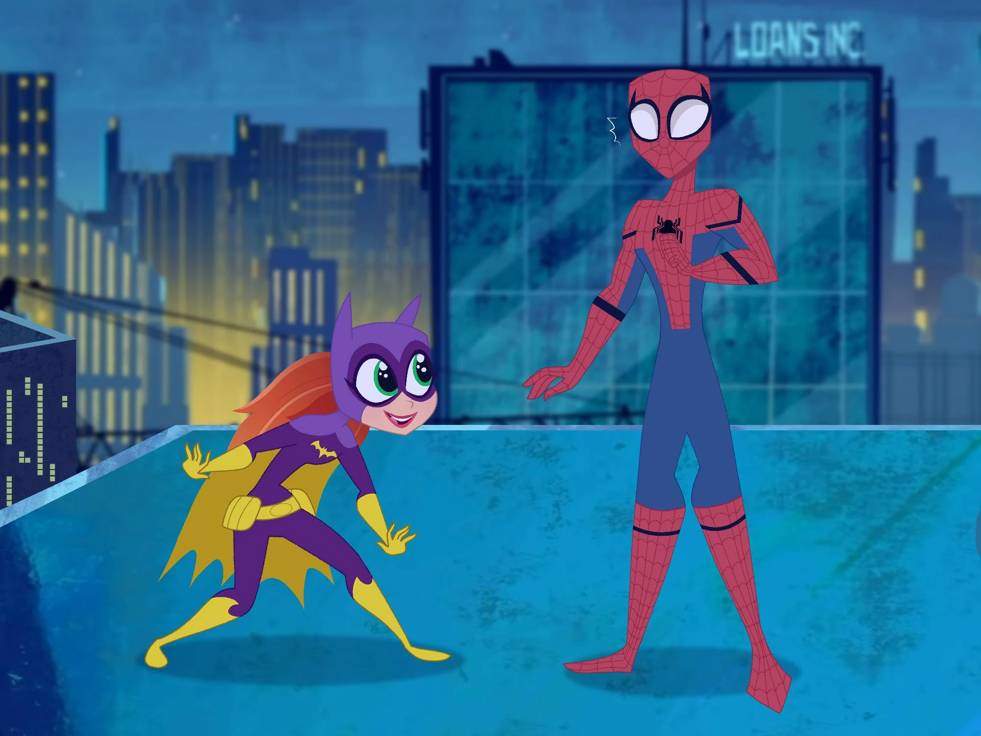 Batgirl Meets Spider-Man (Or Boy) | Fandom