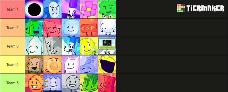 TPOT 12+ teams but it’s 5 teams of 5 | Fandom