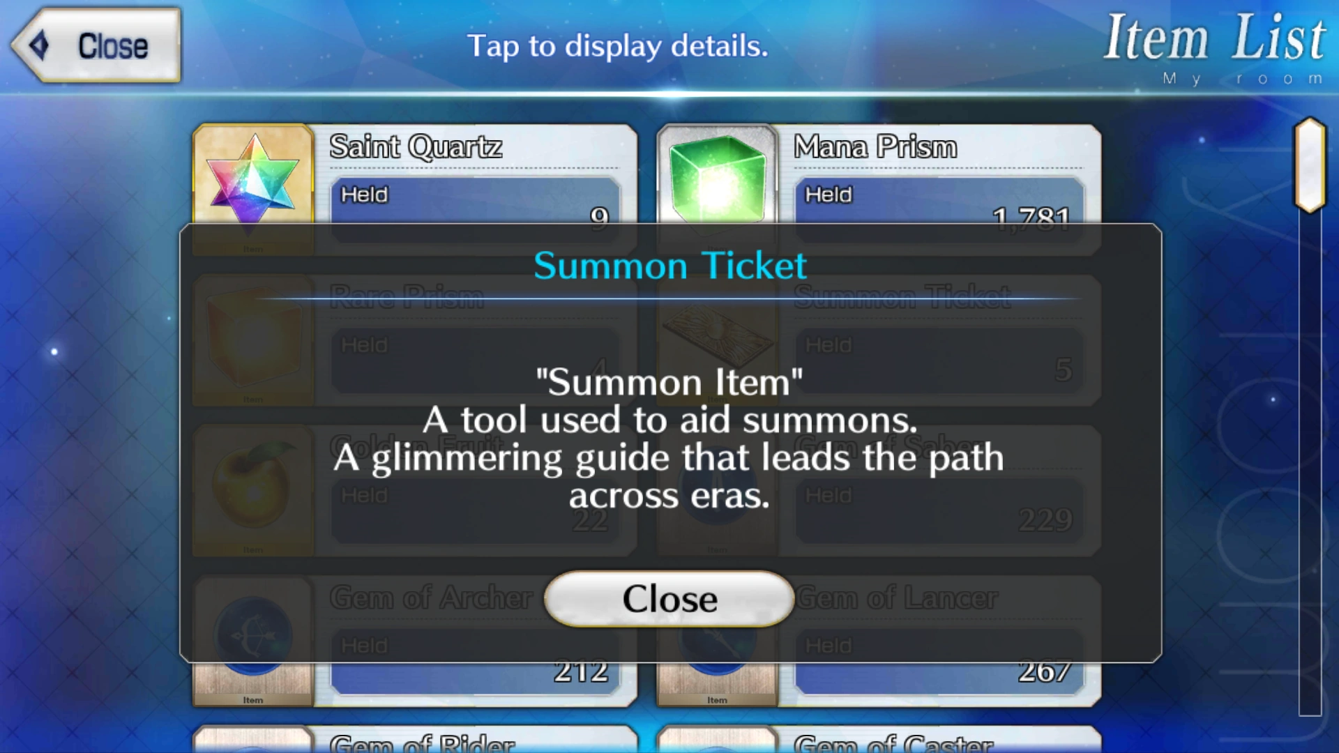 This is the explanation of summon ticket | Fandom