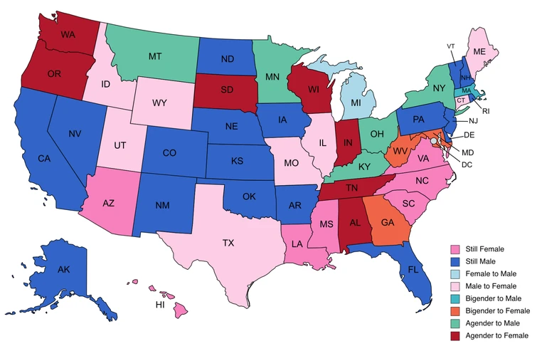 The Scrambled States Actual Genders | Fandom