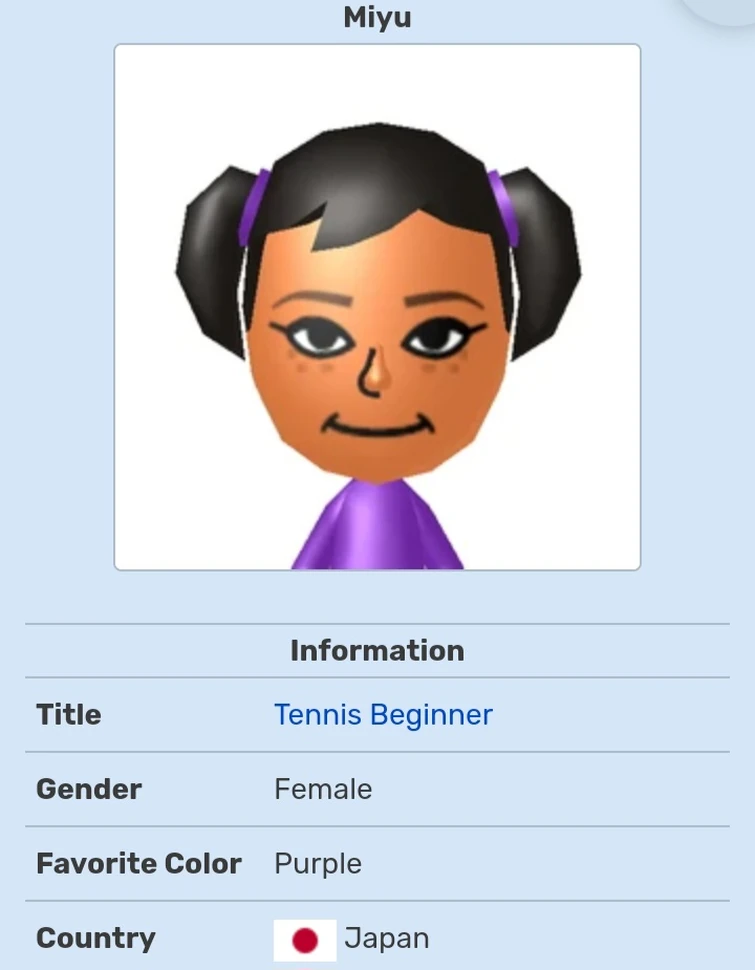 If the Miis were Pokémon Trainers: Miyu | Fandom