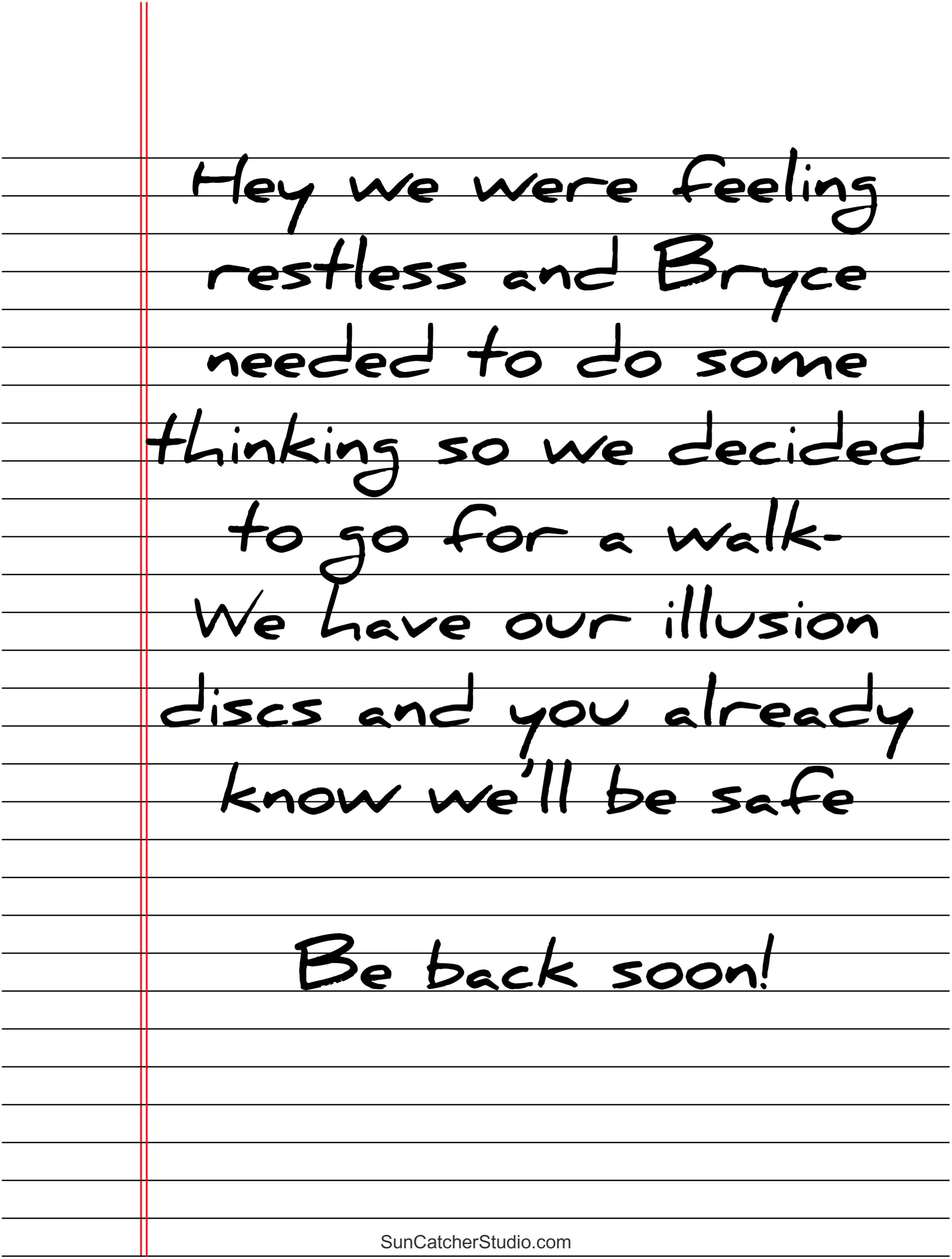 The perfect excuse for having some characters leave for a bit and have ...
