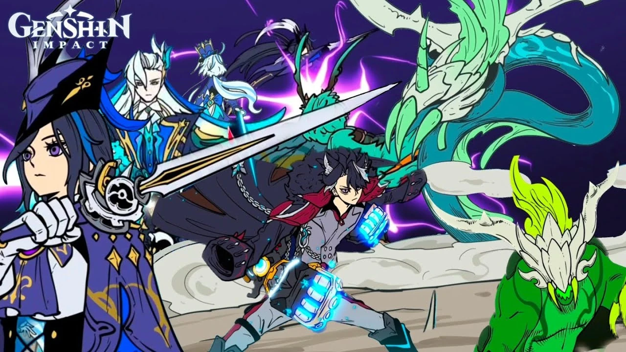 Neuvillette vs Primordial Amrita Sea water | genshin Impact | Fandom