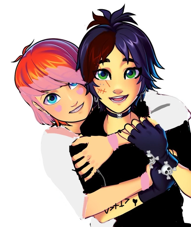 Soft Rose and Emo Juleka + Soft Nathaniel and Emo Marc | Fandom