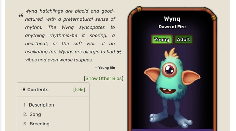 This was confirmed the first time Wynq appeared in the series bruh | Fandom