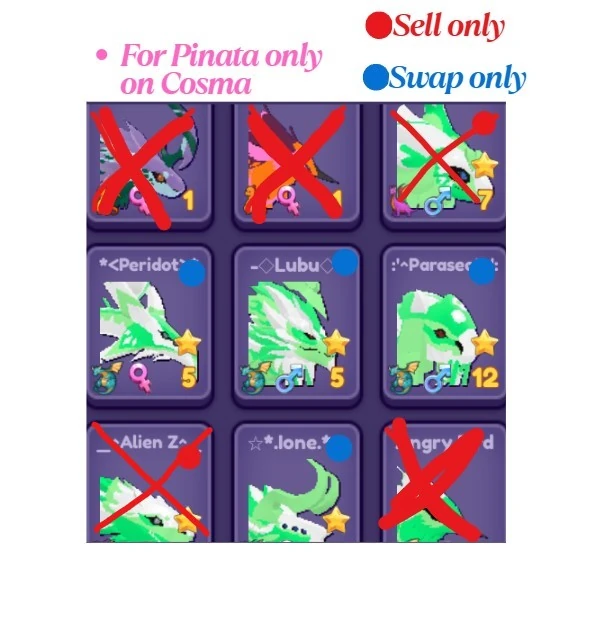 Swapping alien icee dragons! Selling fm alien icee world dragons! | Fandom