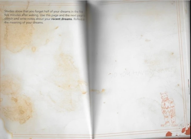 In the Logbook, if it's canon, what N. Fredbear is BV replying to ...