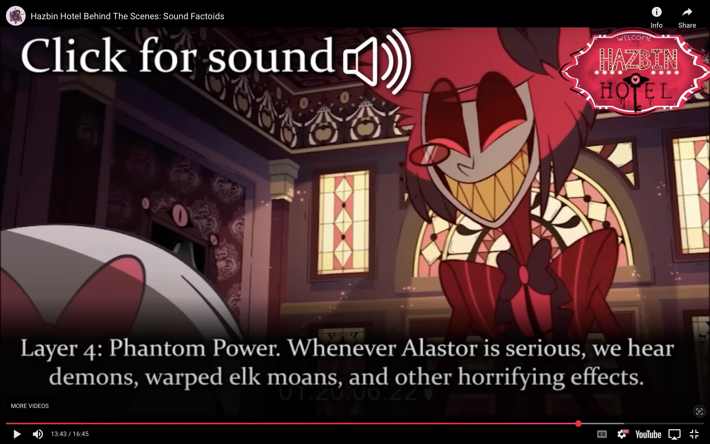 I was looking at an older behind the scenes video and I found something ...